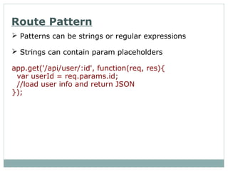 Node.js Express Framework | PPT