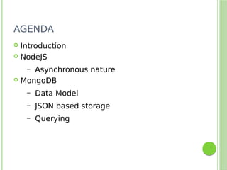 Nodejs presentation | PDF