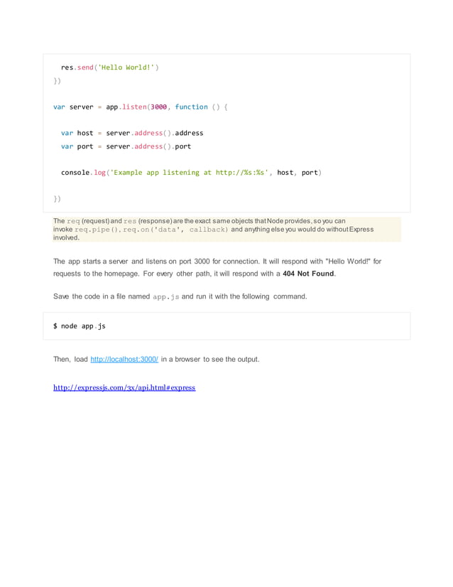 Node js getting started | DOCX