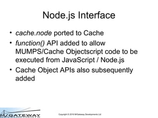 EWD 3 Training Course Part 1: How Node.js Integrates With Global ...