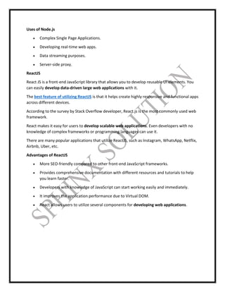 NodeJS and React The Best Combination for Web Application Development.pdf