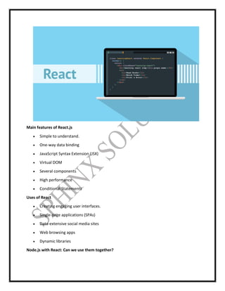 NodeJS and React The Best Combination for Web Application Development.pdf