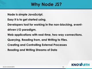 NodeJS - KNOWARTH | PDF
