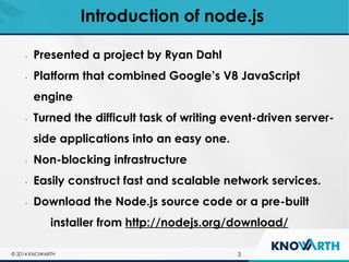 NodeJS - KNOWARTH | PDF