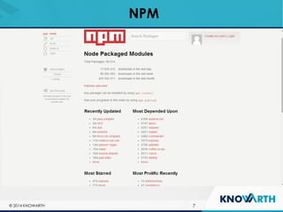 NodeJS - KNOWARTH | PDF