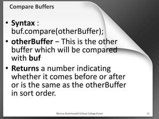 Nodejs buffers | PPTX