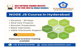Node JS Course in Hyderabad | PPT
