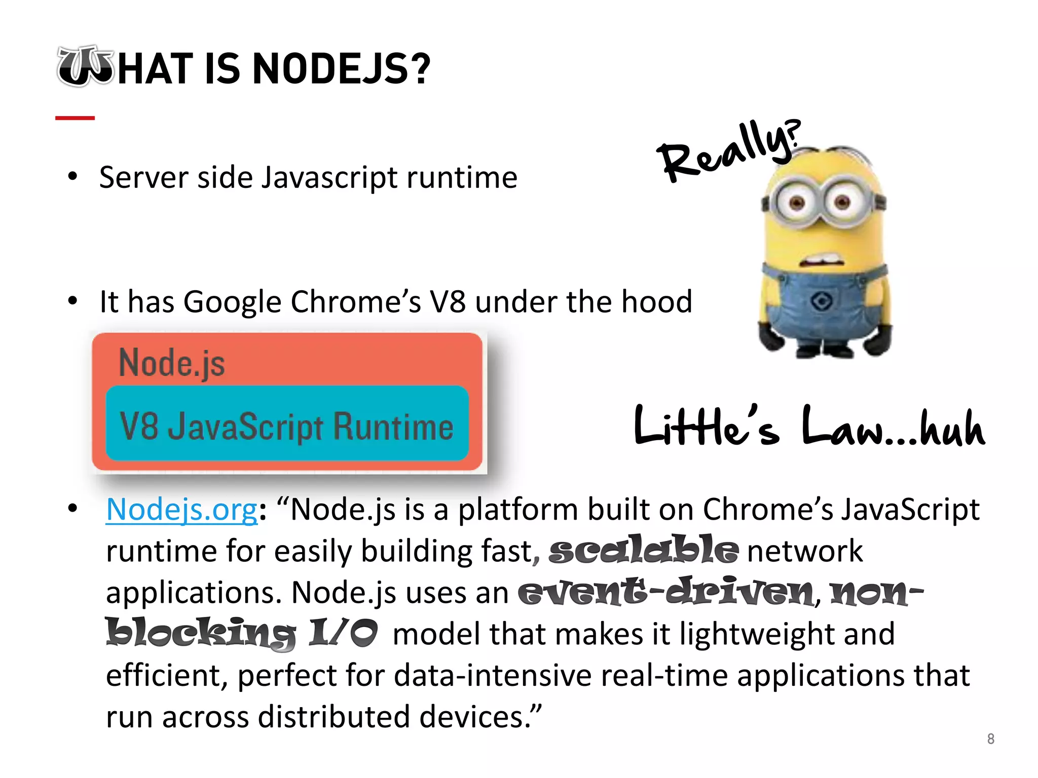 NodeJS ecosystem | PPT