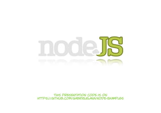 Nodejsexplained 101116115055-phpapp02 | PPT