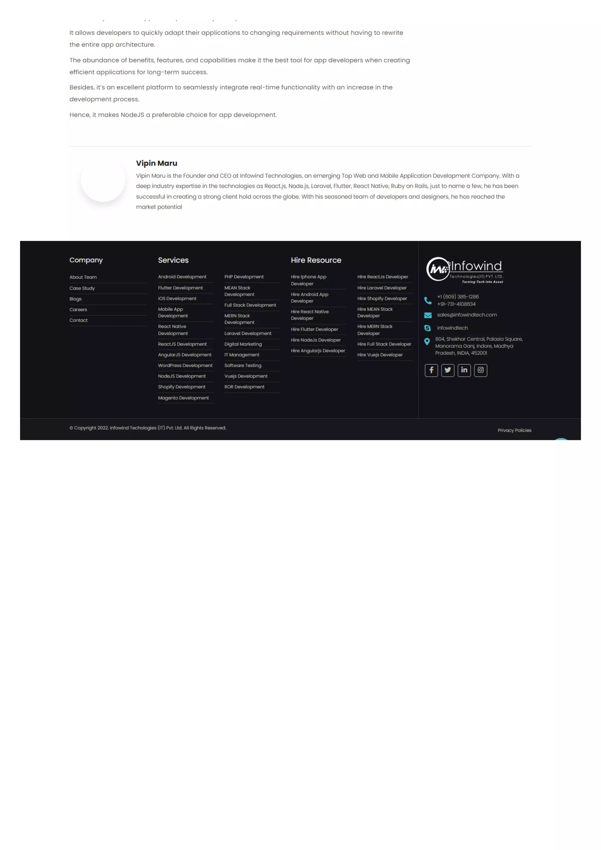 Nodejs For Backend Web Development In 2023pdf
