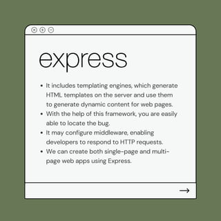 NodeJs Frameworks.pdf | Web Development | Internet