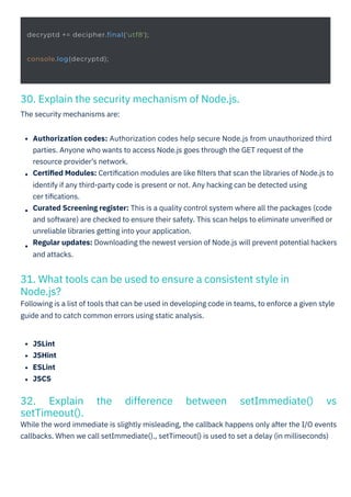 Node JS Interview Question PDF By ScholarHat | PDF