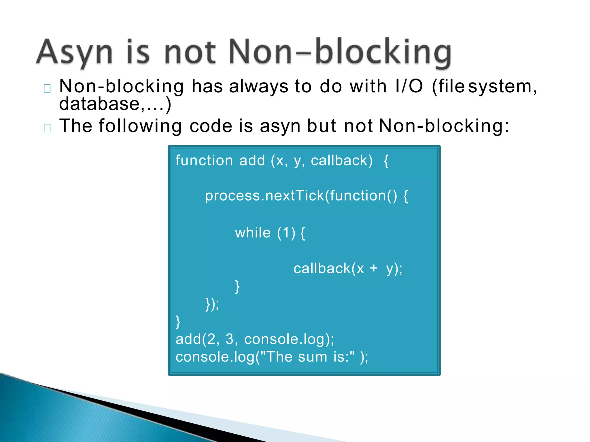 What is Node JS ? | PPTX