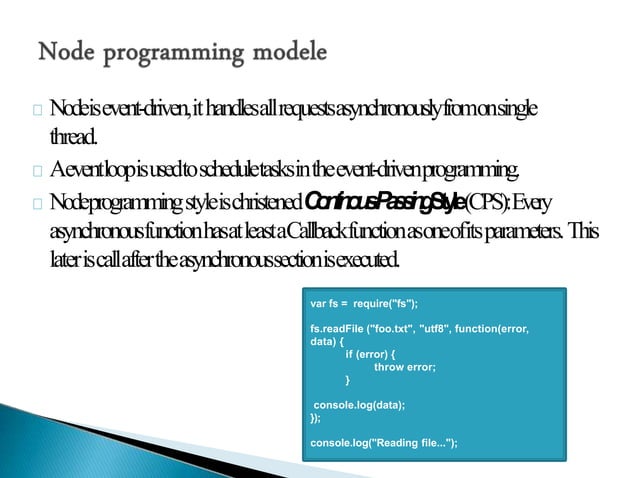 What is Node JS ? | PPT