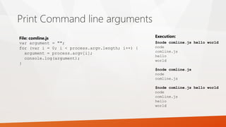 Node.js introduction | PPT