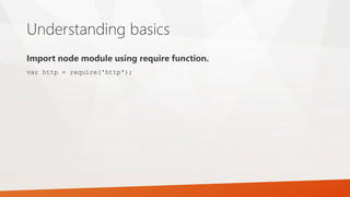 Node.js introduction | PPT
