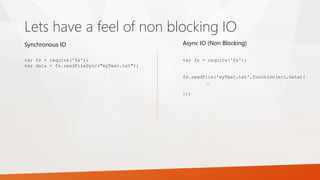 Node.js introduction | PPT