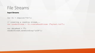 Node.js introduction | PPT
