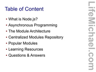 Node.js Jump Start | PPT
