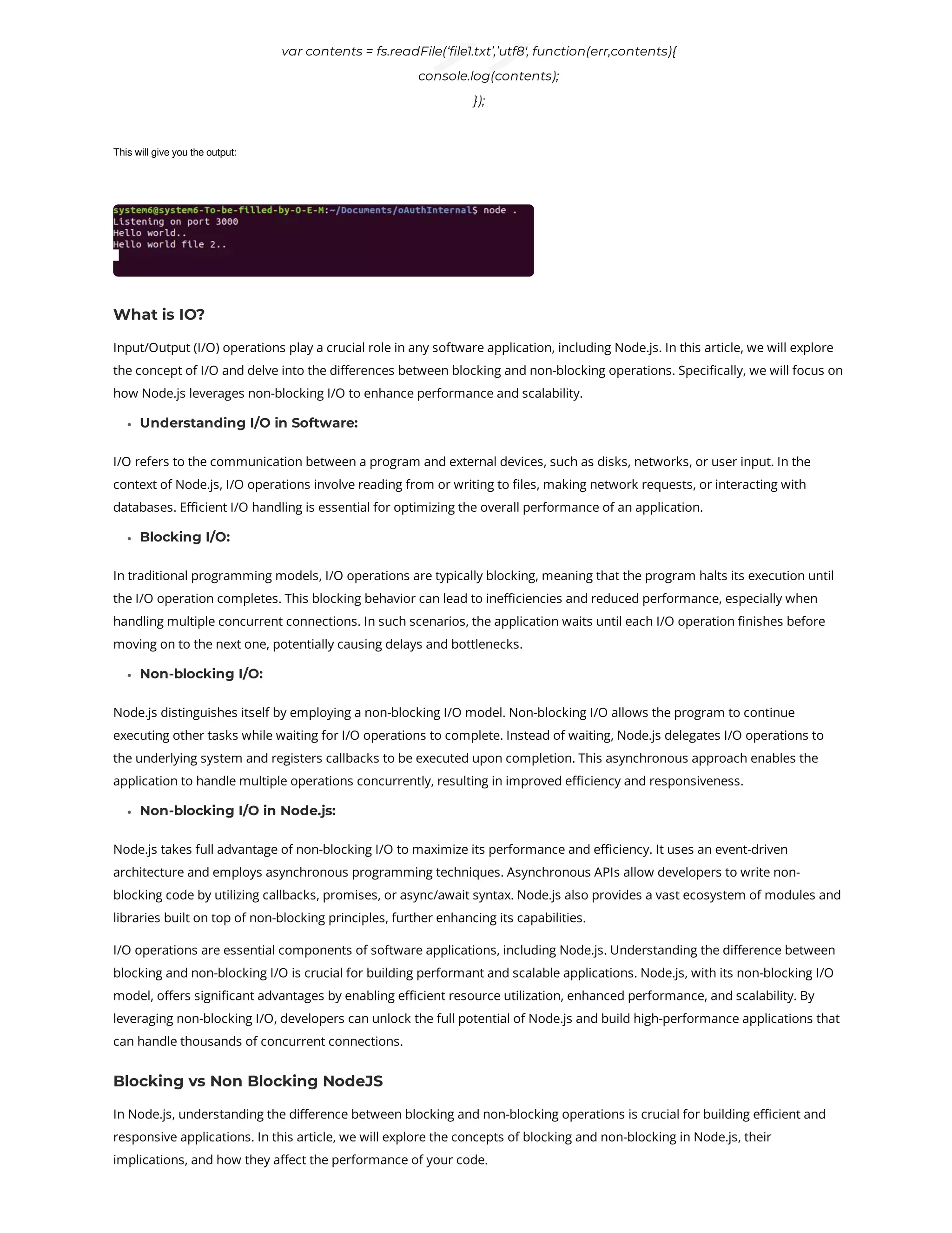 Node Js Non-blocking or asynchronous Blocking or synchronous.pdf