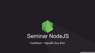 NodeJS overview | PPT