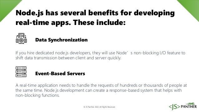 What makes Node js best for real-time chat apps ? | PPT