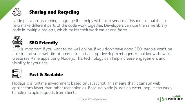 What makes Node js best for real-time chat apps ? | PPT