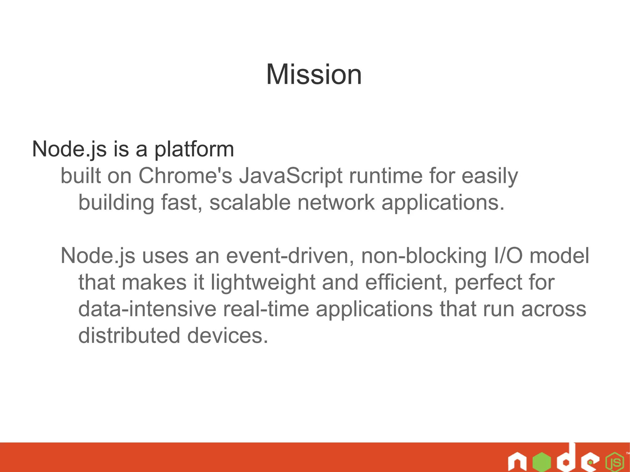 Node js presentation | PPT