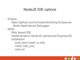 Node js presentation | PPT