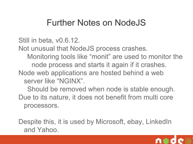 Node js presentation | PPT