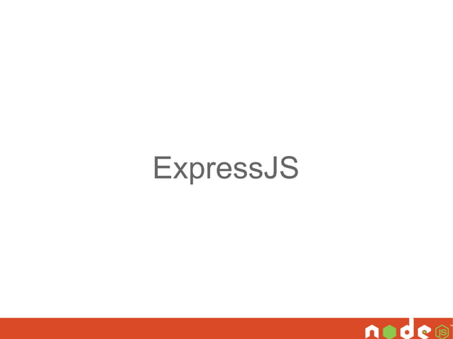 Node Js Presentation Ppt