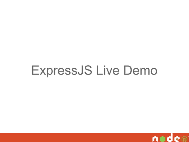 Node js presentation | PPT