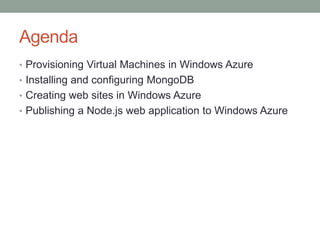 Azure Bootcamp Louisville - Node js presentation | PPTX | Cloud Computing | Internet