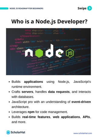 Node JS Roadmap for Beginners By Scholarhat PDF | PDF