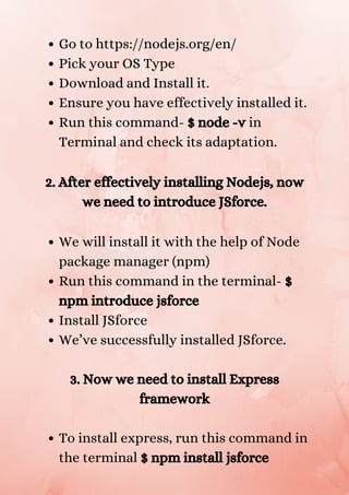 Node js salesforce integration using js force a quick guide to look out in 2021 and beyond | PDF