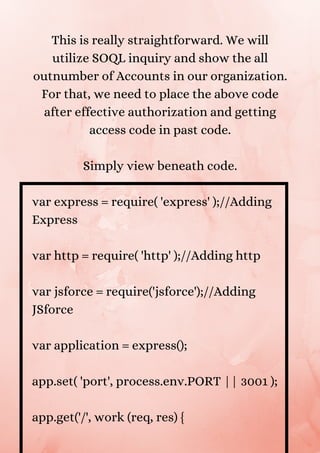 Node js salesforce integration using js force a quick guide to look out in 2021 and beyond | PDF