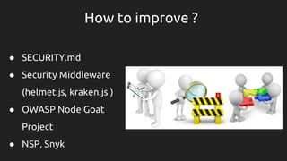 Securing your Node.js App | PPT
