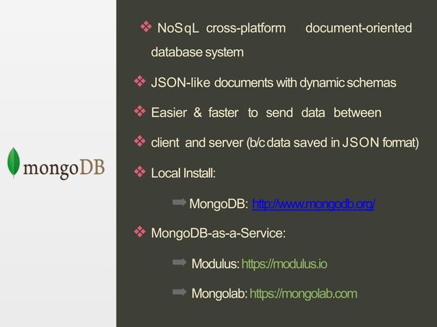 NodeJS guide for beginners | PPT NodeJS guide for beginners | PPT