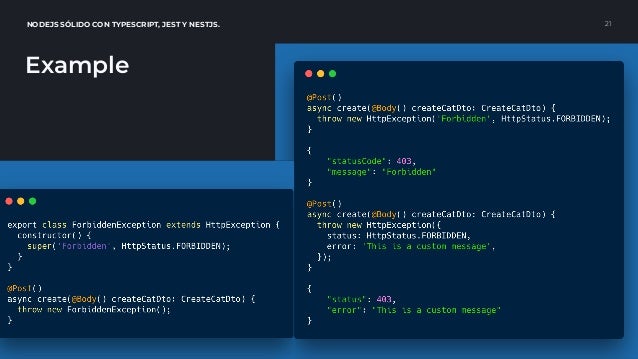 Solid NodeJS with TypeScript, Jest & NestJS