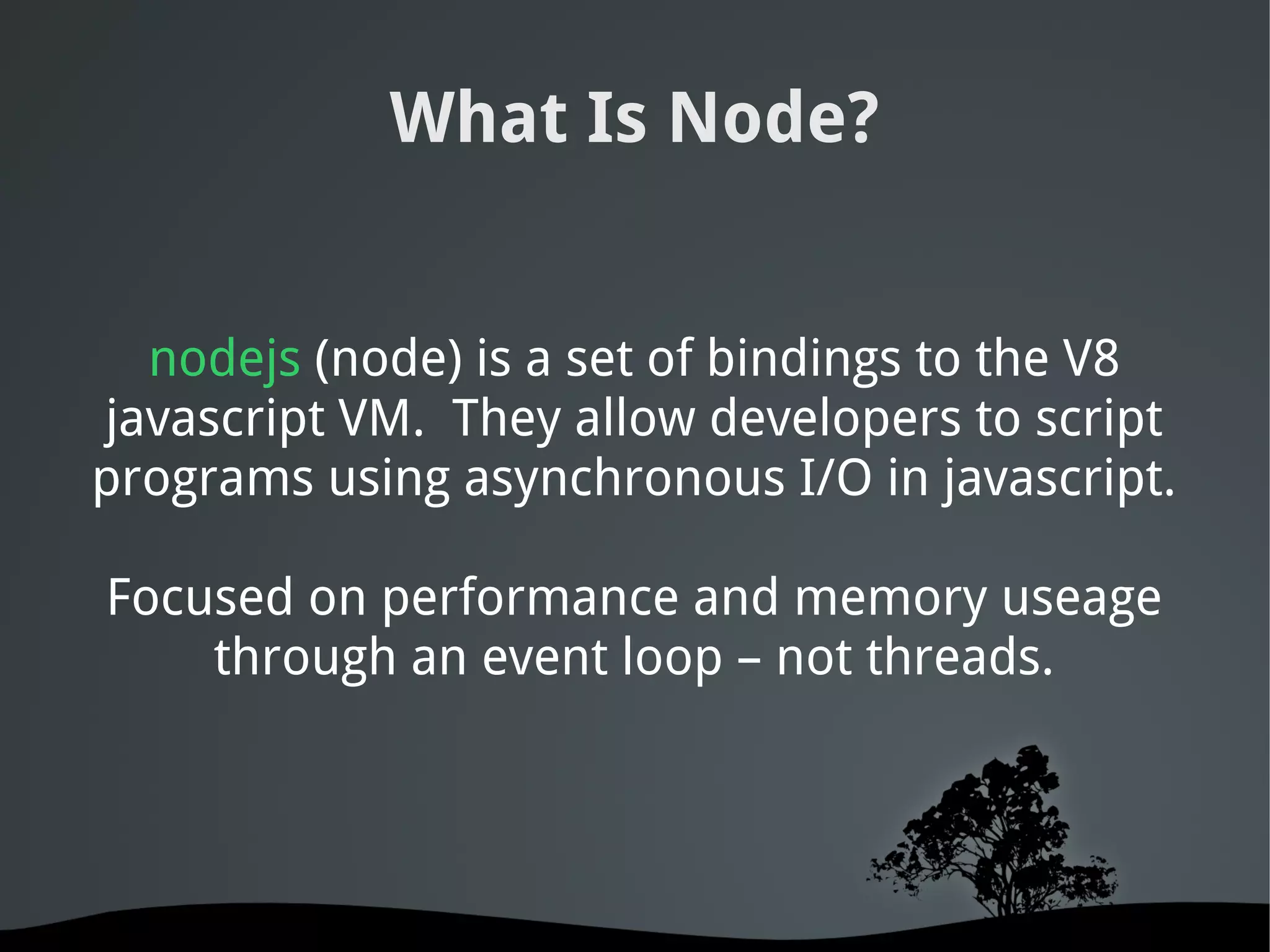 Techmeetup Edinburgh Nodejs Talk Ppt