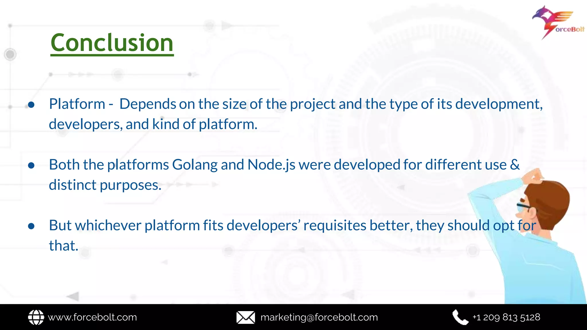 Node js vs golang -which one is better ? | PPTX