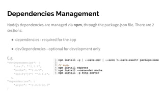 Nodejs web service for starters | PPTX