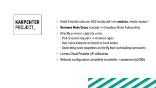 Nodeless scaling with Karpenter | PDF