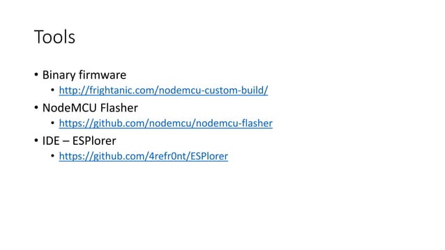 Nodemcu - introduction | PPTX | Computer Peripherals | Computing