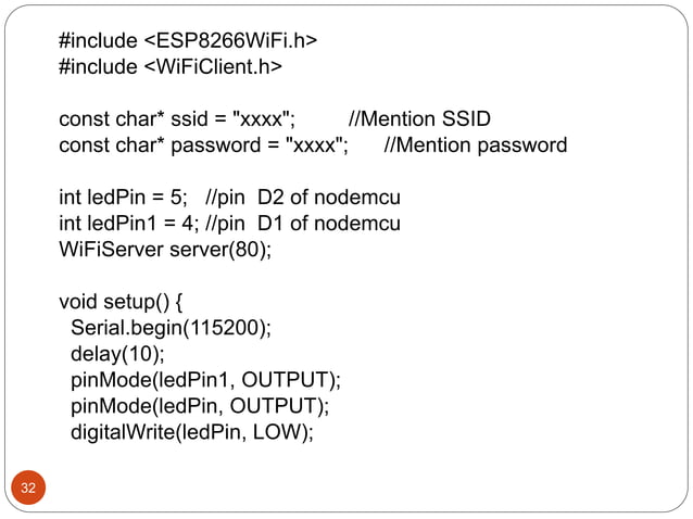 Introduction To Node Mcu Pptx