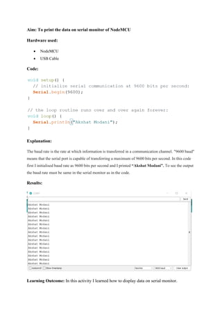 NodeMCU-LabActivity1.pdf | Computer Peripherals | Computing