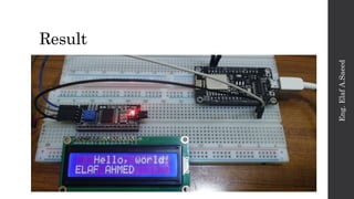 Lesson 10- NodeMCU with LCD I2C | PPT