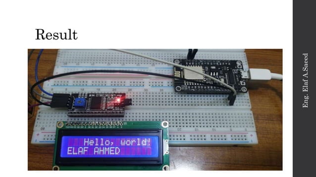 Lesson 10- NodeMCU with LCD I2C | PPT