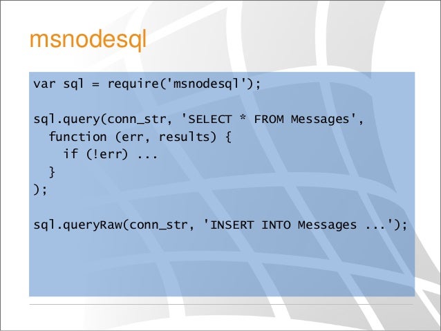 JavaScript, Meet Cloud: Node.js on Windows Azure