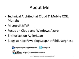 Node on Windows Azure | PPT